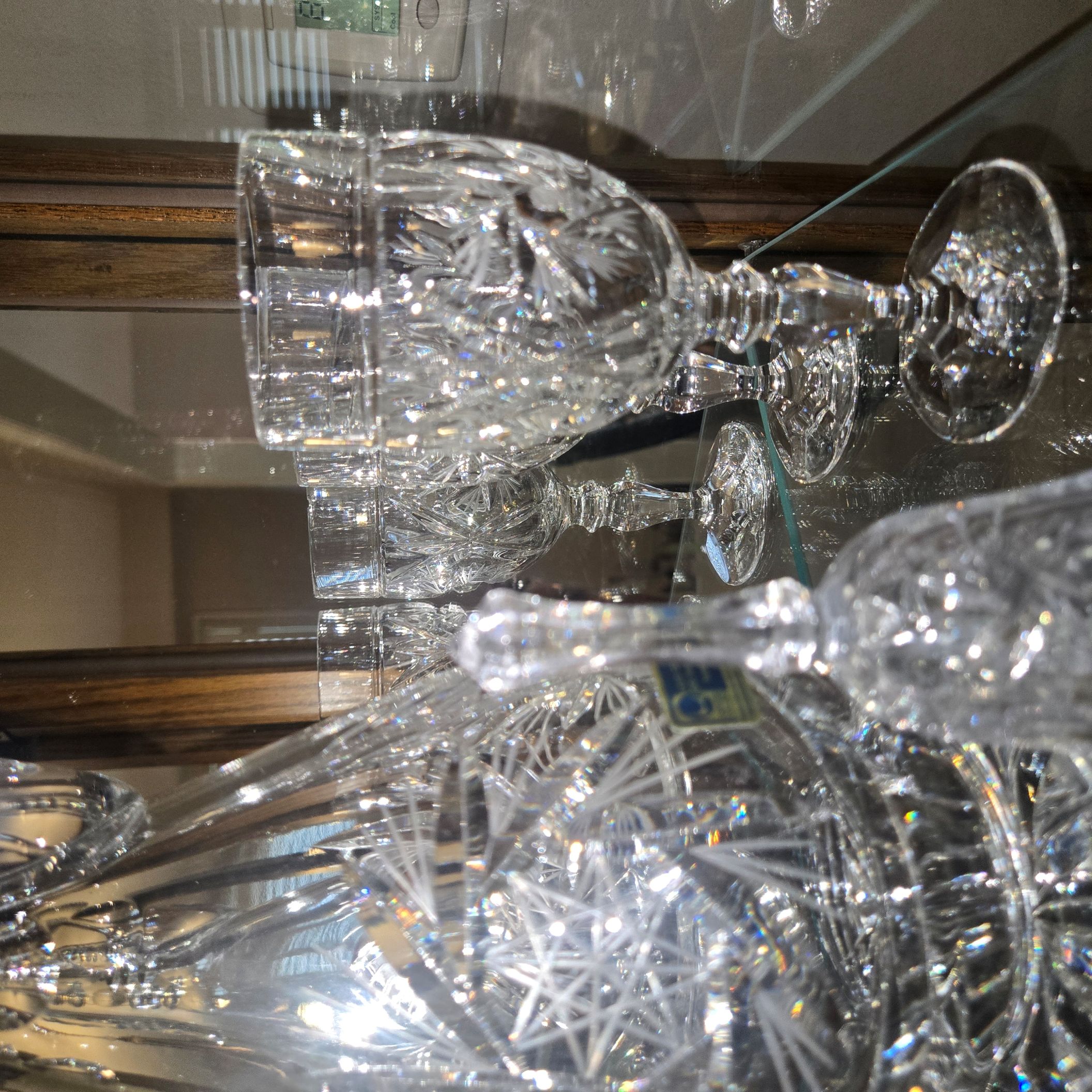 Bohemian hand-cut lead crystal decanter set | Maxsold